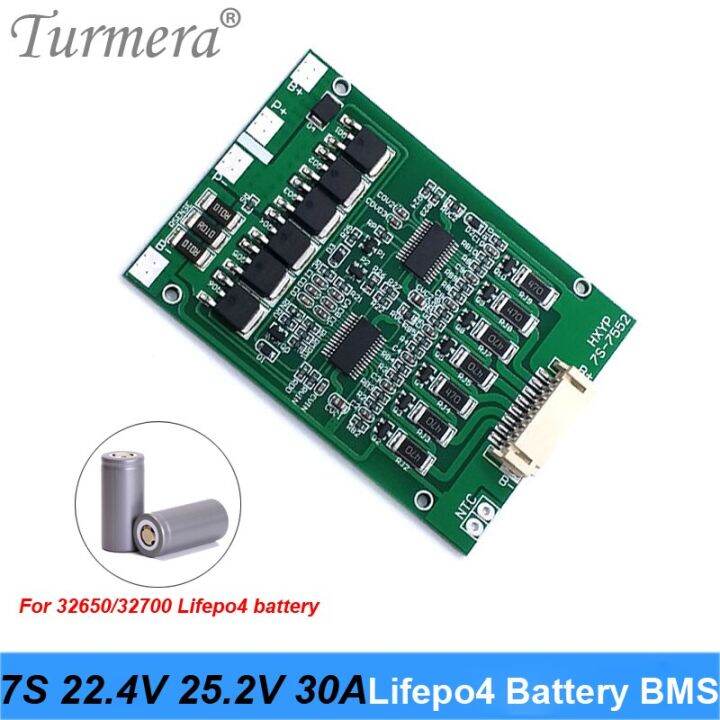 1S 2S 4S 7S 3.2V 12.8V 32700 Lifepo4 BMS Lithium Iron Protection Board ...