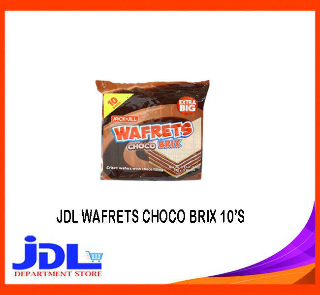 WAFRETS BRIX CRISPY WAFER FILLING CHOCO 10' (1PACK) | Lazada PH