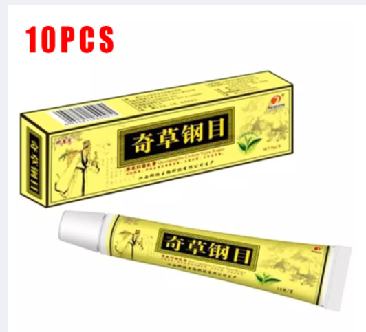 10PCS Natural Chinese Herbal Medicine Cream Eczema Dermatitis Psoriasis ...