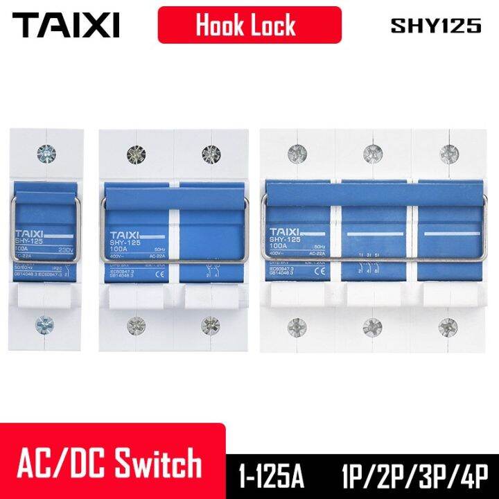 Isolation Switch 1 2 3 4 Poles 63A 100A 125A Power Switch with Lock ...