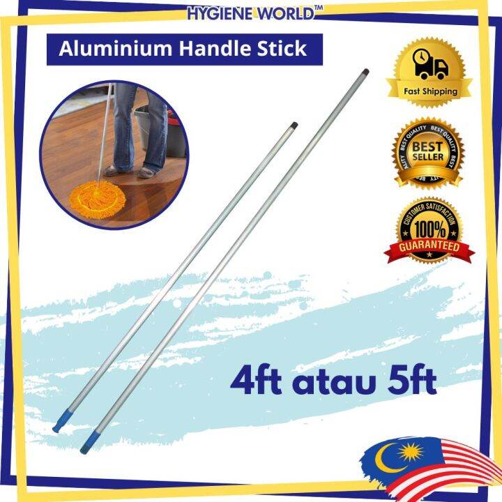 Aluminium Handle Mop Stick / Multipurpose Screw-In Aluminium Broom ...