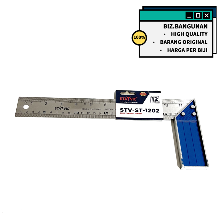 SIKU TUKANG JUMBO 12 - PENGGARIS METER 30CM | Lazada Indonesia