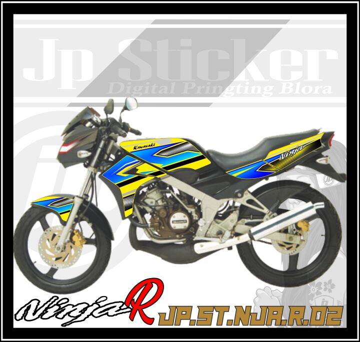 Sticker Striping Ninja R - Stiker Motor Kawasaki NINJA R Superkips ...
