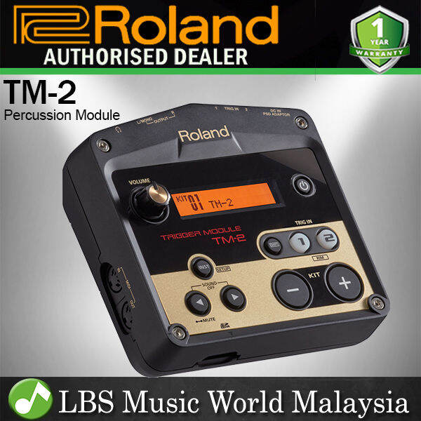 Roland TM-2 Electronic Percussion Trigger Module Two Input for Acoustic ...