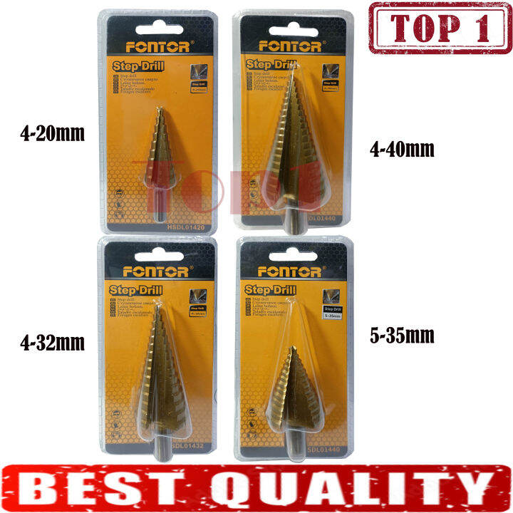 FONTOR HSS Step Drill {Sold per pc} | Lazada PH
