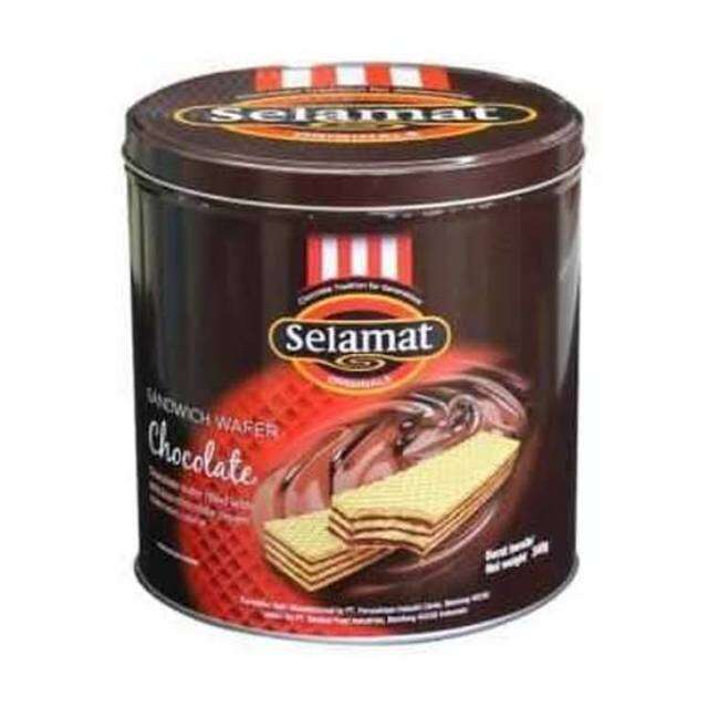 Selamat wafer coklat 340gr / Wafer Coklat / Wafer Kaleng | Lazada Indonesia