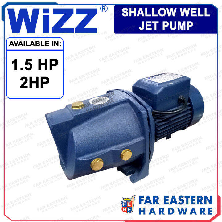 WIZZ Electric Shallow Well Water Pump Jet Type 1.5HP | 2HP | Lazada PH