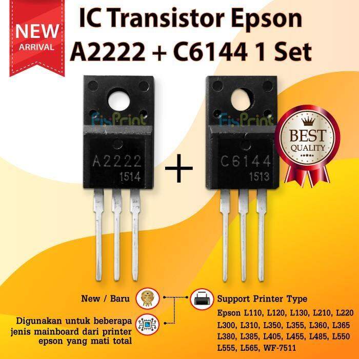 TR Transistor A2222 and C6144 1 Set for Epson L110 L120 L210 L220 L300 ...