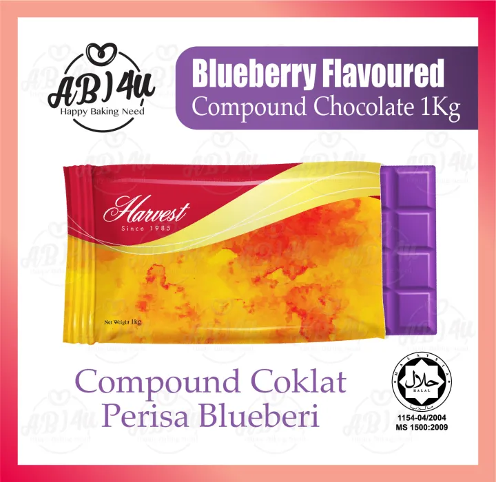 Blueberry Flavoured Chocolate Compound 1 Kg | Lazada