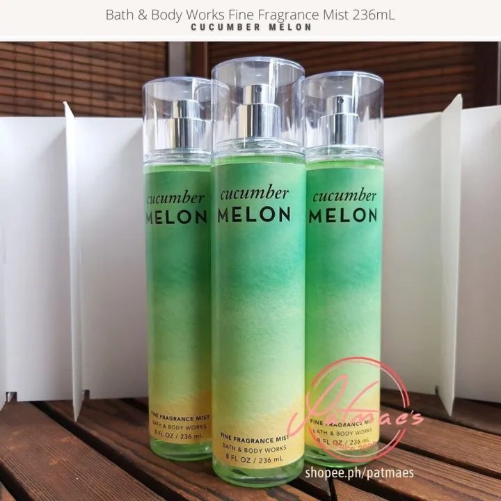 Bath and Body Works Fragrance Mist Cucumber Melon 236mL (sold each ...