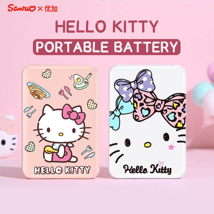 5000mah Hello Portable Battery Sanrio My Melody Kuromi Cinnamoroll Mini ...