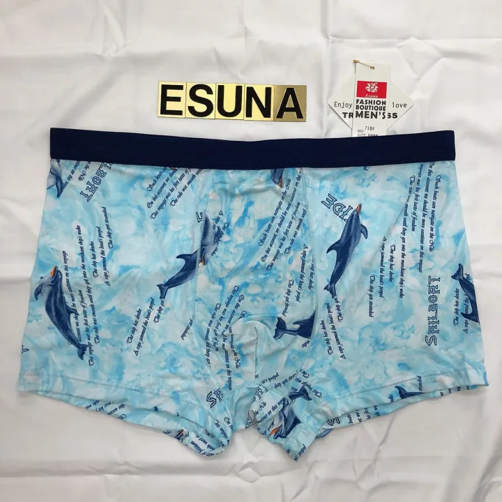 กางเกงในชาย บ็อกเซอร์ชาย กางเกงขาสั้นผู้ชาย แพ็คละ 3 ตัว คละลาย Boxer ...