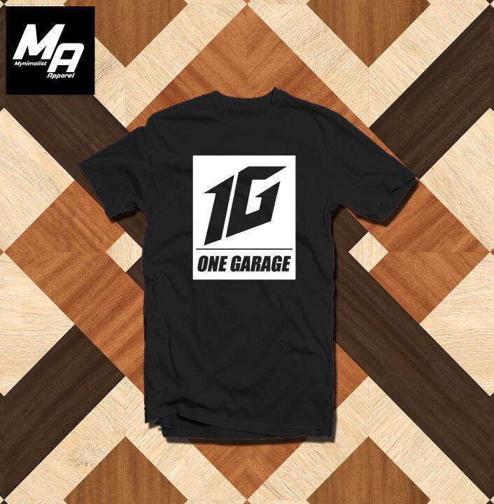 1G ONE GARAGE. TSHIRT FOR ADULT - MEN AND WOMEN (UNISEX) - MYNIMALIST ...