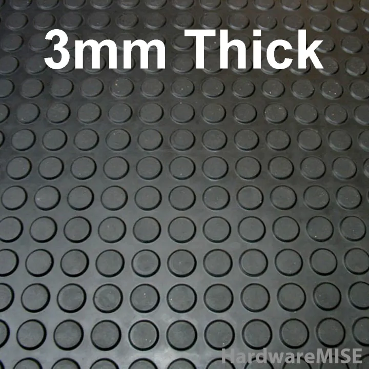 Round Stud Rubber Mat 3mm Thick Anti-skid Airport Mat Floor Matting 1m ...
