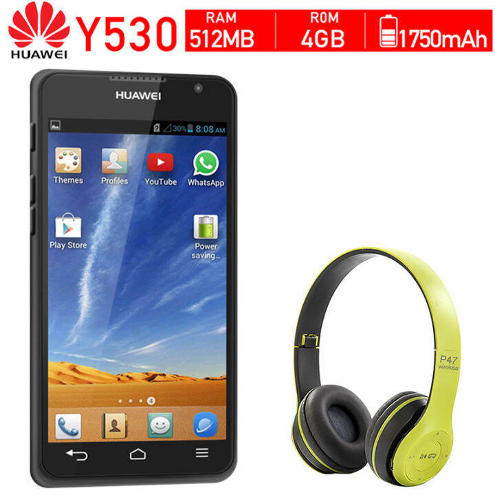 Huawei Y530 512+4GB 5.45-inch Android Cellphone with free P47 Bluetooth headset | Lazada PH