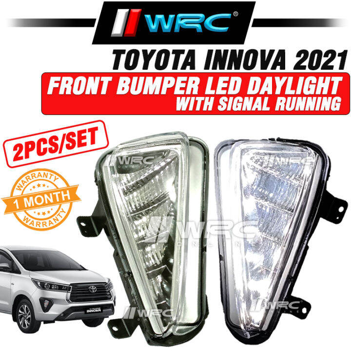 Toyota Innova 2021 Front Bumper Led Daylight With Signal Running | Lazada