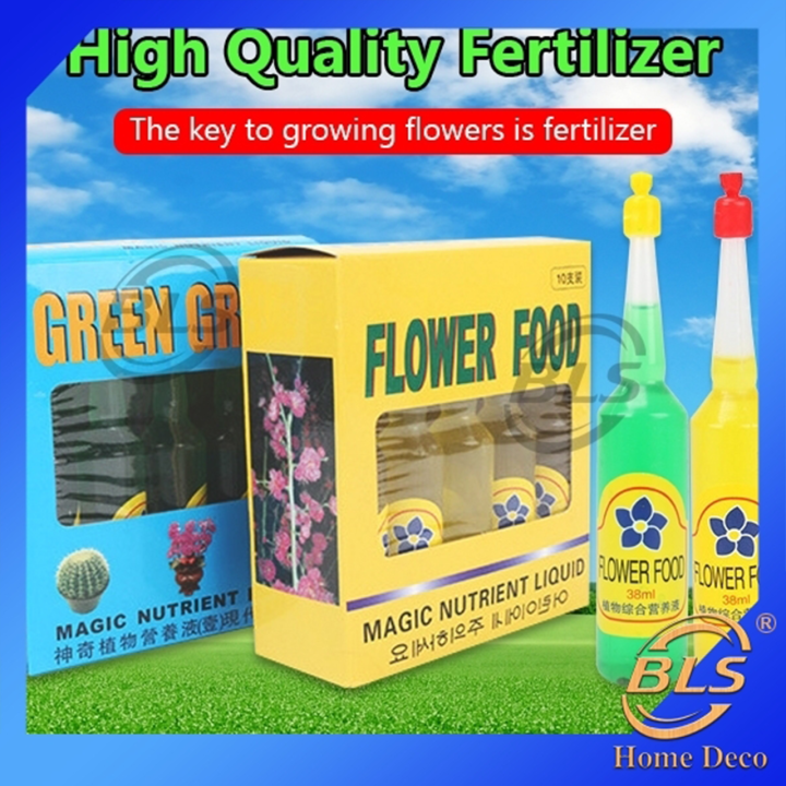 MAGIC NUTRIENT LIQUID HYDROPONICS PLANT SOLUTION FERTILIZER (10 BOTTLE ...