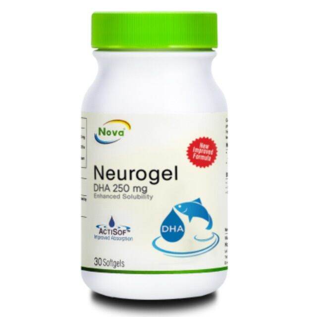 [TY PHARMACY] NOVA NEUROGEL DHA 250MG SOFTGEL (30'S / 3 X 30'S) | Lazada