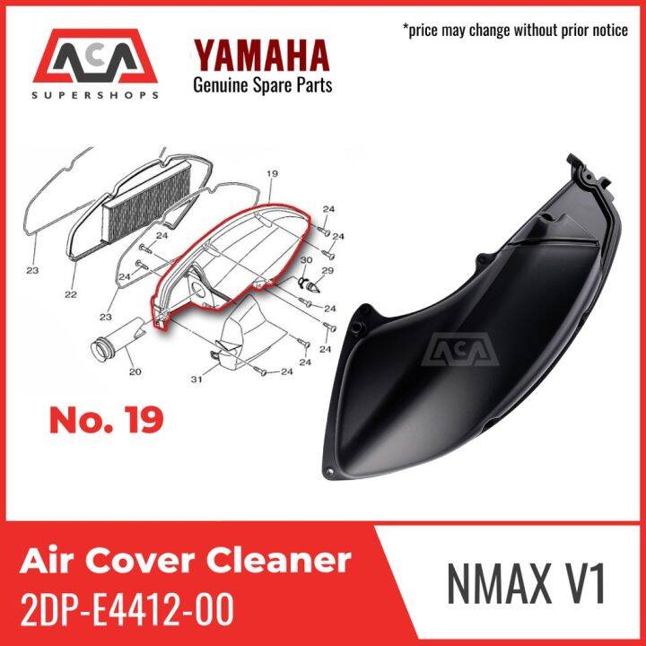 YAMAHA NMAX V1 CLEANER CASE CAP (2DP-E4412-00) (Yamaha Genuine Parts ...