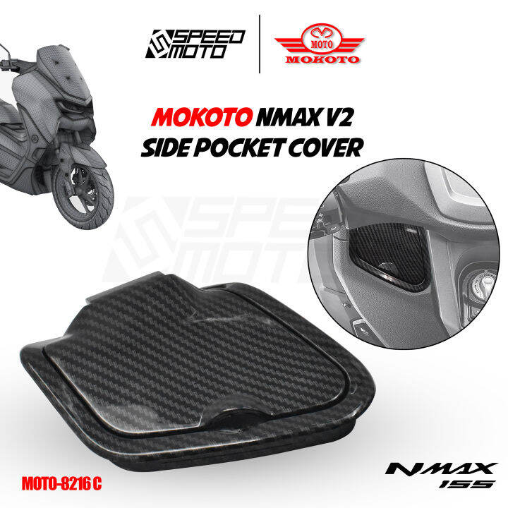 YAMAHA NMAX 2020 AND 2021 SIDE POCKET MOTO-8216 / 6D VOLT COMPARTMENT ...