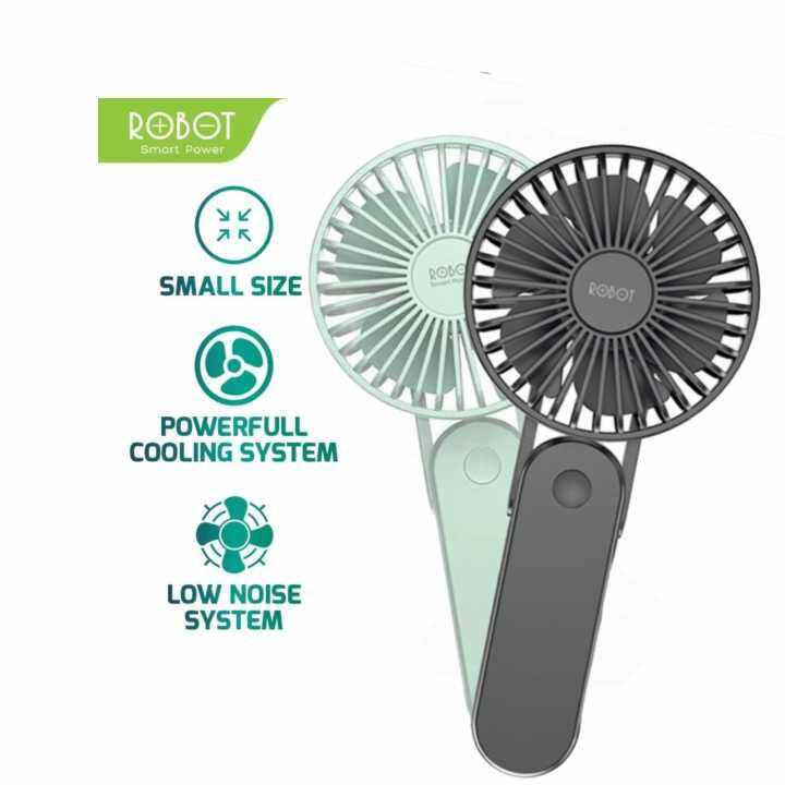 Kipas Angin Robot RT-BF11 Foldable USB & Powerbank 2000 mAh - Garansi Resmi 1 Tahun | Lazada ...