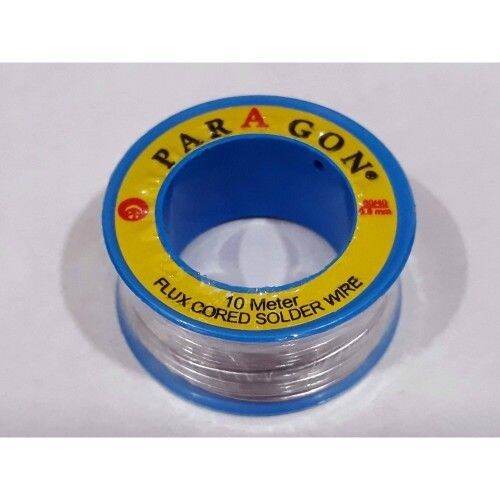 Timah Solder PARAGON 10M 10 Meter Roll KECIL Flux Tinol tenol 0.8mm ...