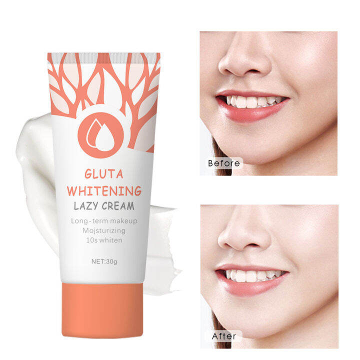 Gluta whitening lazy cream 30g original collagen with glutathione ...