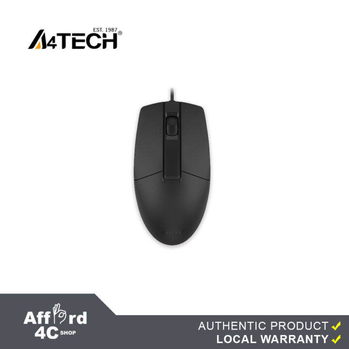A4tech OP-330 Optical wired Mouse Black USB | Lazada PH
