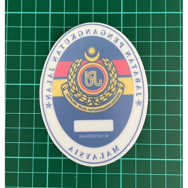 （Kvs auto parts） 2023 New design - Car Sticker JPJ Sticker Kereta | Lazada
