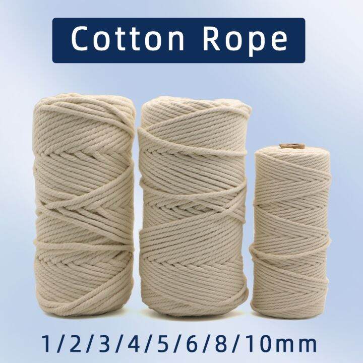 【CW】 Cotton Rope 4mm Macrame | Lazada.co.th