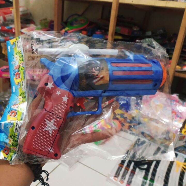 mainan pistol nyala+bunyi+ada baling-baling bisa muter/mainan anak anak ...