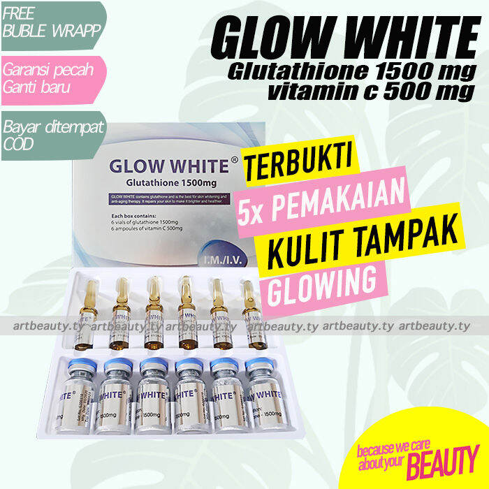Injeksi Whitening Pemutih Badan vitamin c Glowing Permanen suplemen ...