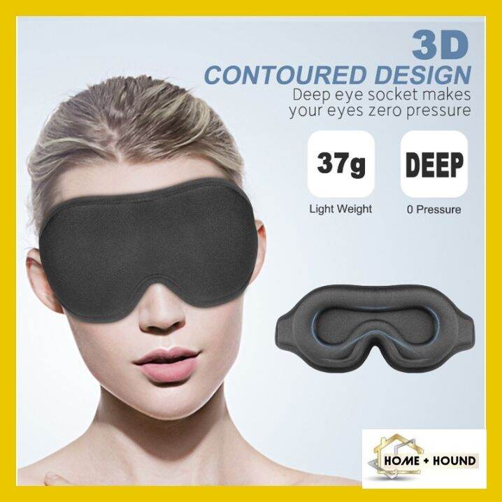 Home+Hound 100% Blackout 3D Eye Mask for Sleeping, Night Blindfold for Men Wom | Lazada PH