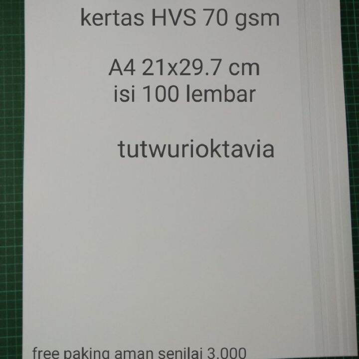 kertas HVS 70 gram A4 isi 100 lembar kertas print fotocopy | Lazada Indonesia