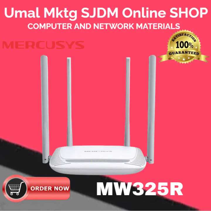 MERCUSYS MW325R 300Mbps Enhanced Wireless N Router | Lazada PH
