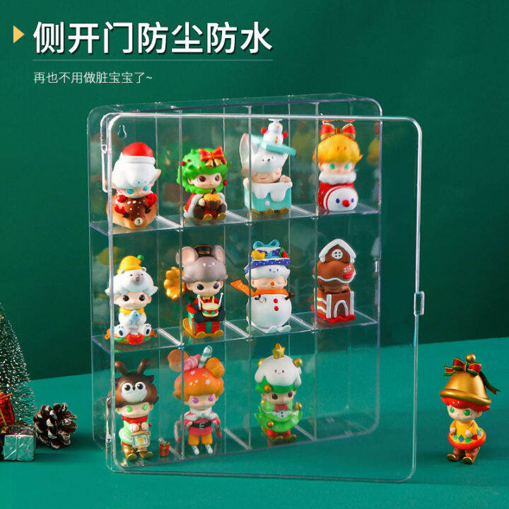 Popmart POP MART display box acrylic molly's one-day wall blind box ...