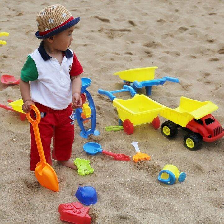 Sand excavator large bucket truck plastic bucket toy bucket children's ...