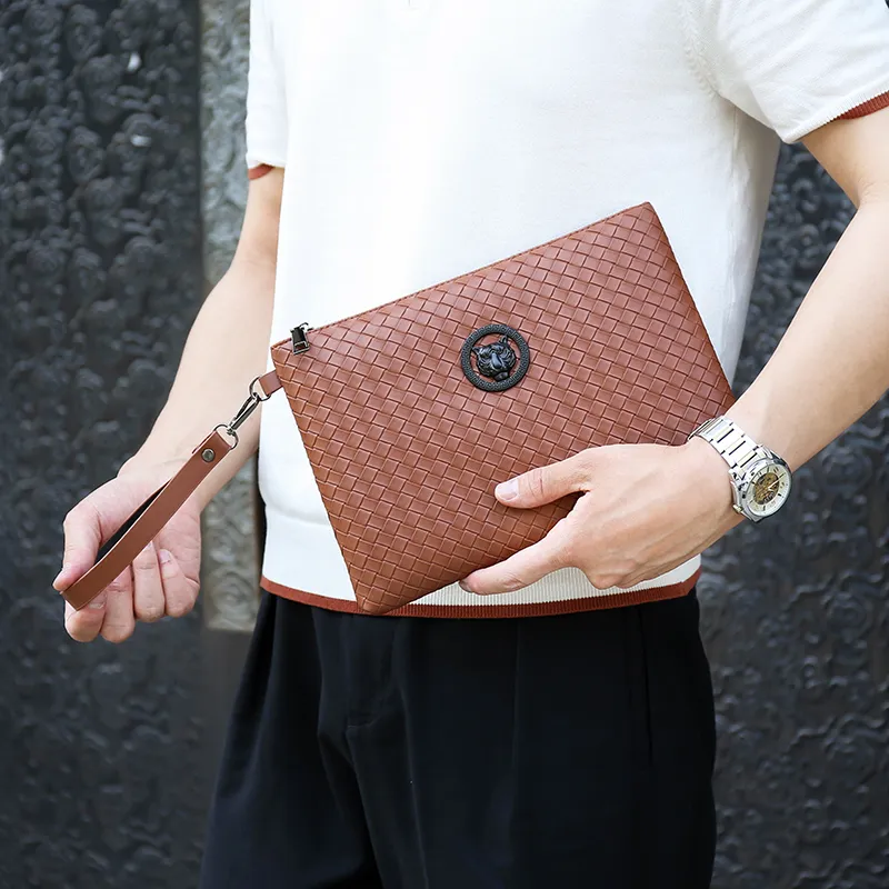 Leather Clutch For Men Mens Organizer Full Grain Leather