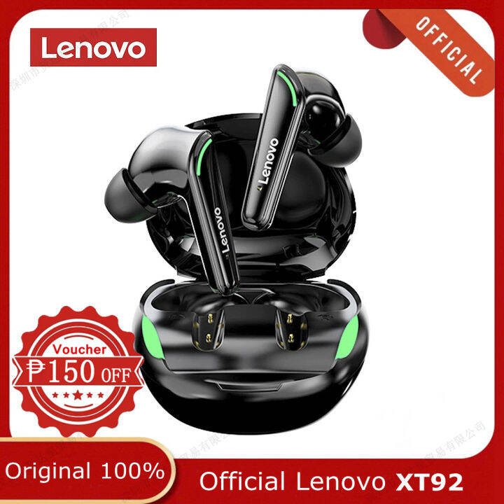 Lenovo original XT92 TWS Bluetooth headset Bluetooth 5.1 low latency wireless headset with ...