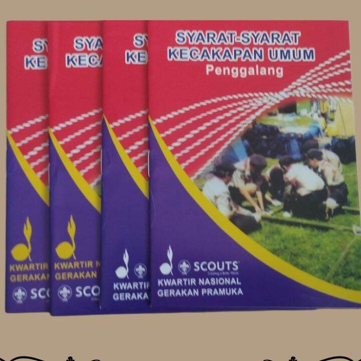 buku saku [panduan pramuka penggalang anak sd smp warna merah / buku saku warna merah anak sd ...