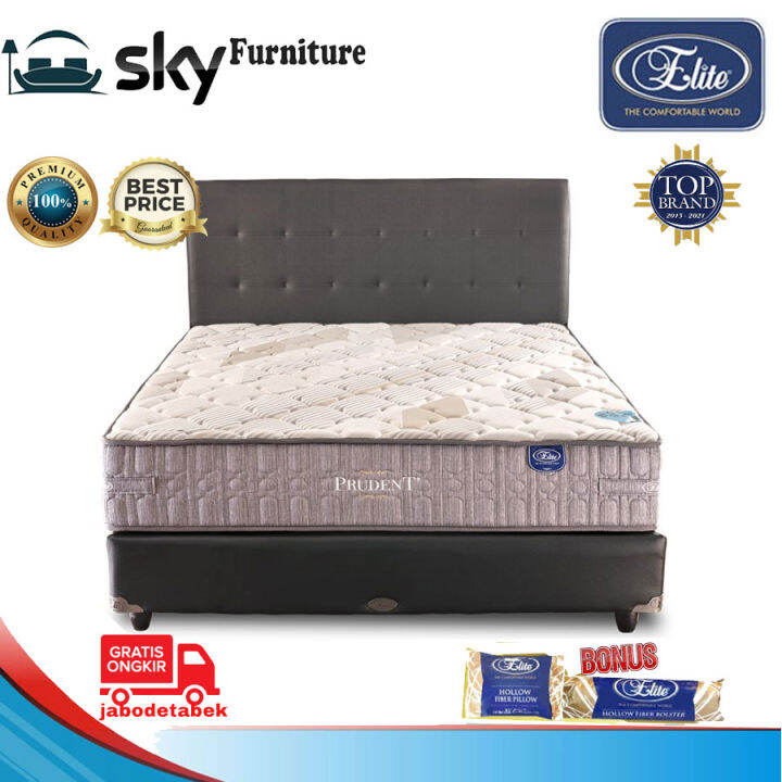 FULL SET Kasur ELITE Springbed Prudent New Edition | Lazada Indonesia