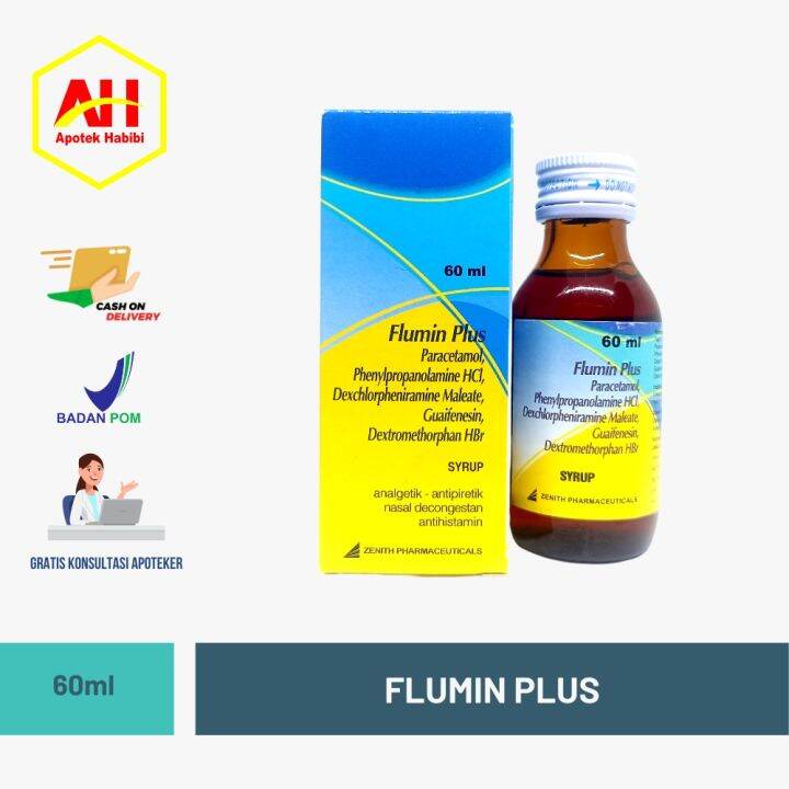 FLUMIN PLUS BOTOL 60ML PLUMIN PLES FLU MIN PLU MIN VLUMIN VLU MIN SIRUP ...