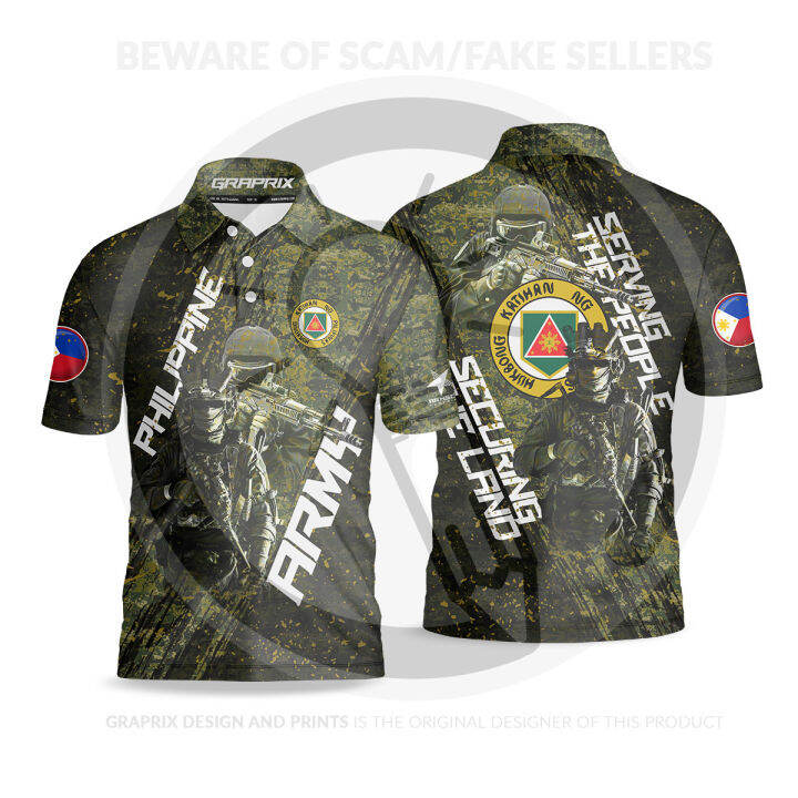 Army V3 Tactical Polo Shirt Full Sublimation | Lazada PH