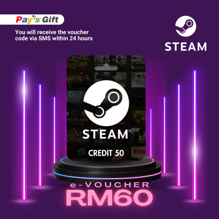 STEAM Wallet RM60 e-Voucher- 30 Days Validity | Lazada