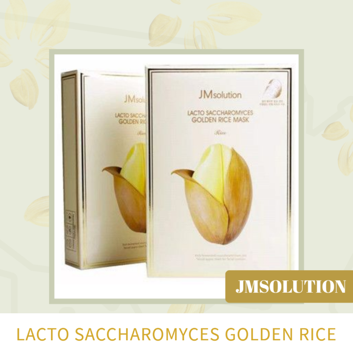 JMsolution Lacto Saccharomyces Golden Rice **Sheet Mask** | Lazada PH