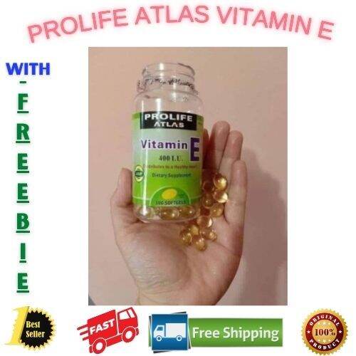 ORIGINAL (PROLIFE) ATLAS VITAMIN E 400 IU 100 SOFTGELS BEST SELLER ...