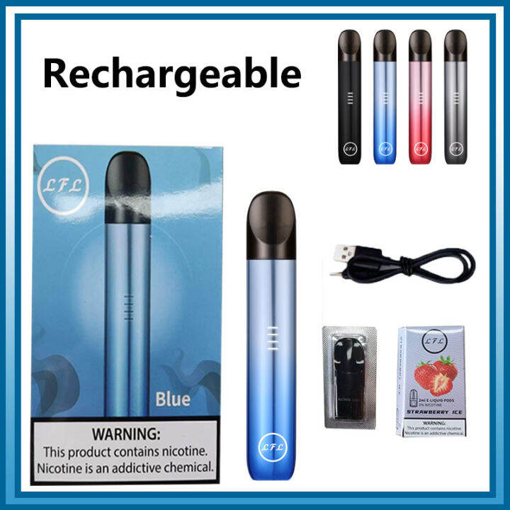 Portable Vaping Smoke Set Original Replaceable Pads Vappe Rechargeable ...