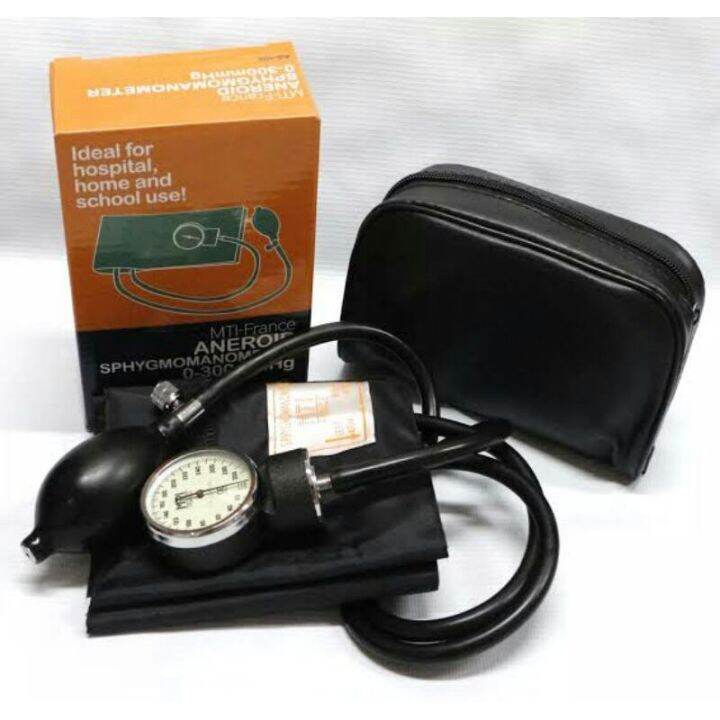 MTI France Aneroid Sphygmomanometer with Stethoscope for Manual Blood ...