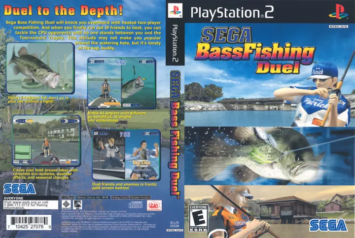 แผ่นเกมส์ PS2 Sega Bass Fishing Dual | Lazada.co.th