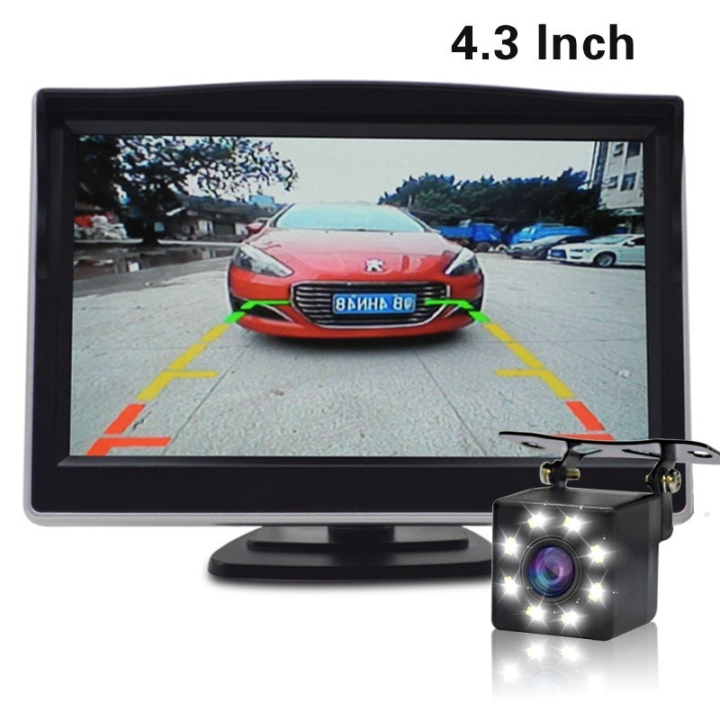 4.3 Inch Monitor TFT LCD Car Reverse Monitor with Rear View Camera ...
